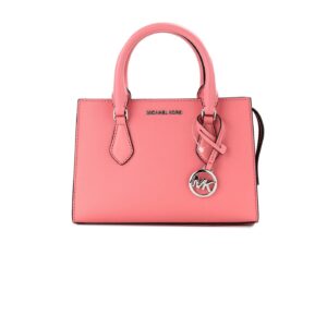 michael kors sheila small non-leather vegan satchel (tea rose)