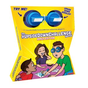 vango upsidedownchallenge game - complete fun challenges with upside down goggles for ages 8+, 2-6 players