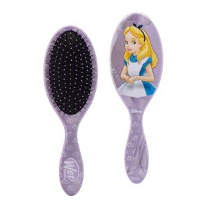 wet brush original detangling brush, alice (disney 100) - detangler brush with soft & flexible bristles - detangling brush for curly hair - tangle-free brush for straight, thick, & wavy hair