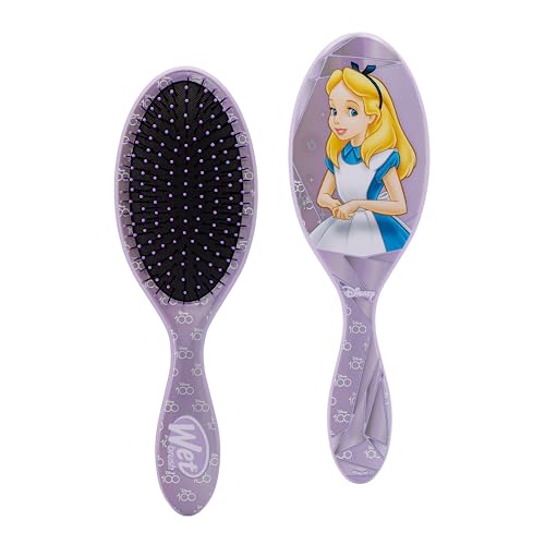 Wet Brush Original Detangling Brush, Alice (Disney 100) - Detangler Brush with Soft & Flexible Bristles - Detangling Brush for Curly Hair - Tangle-Free Brush for Straight, Thick, & Wavy Hair