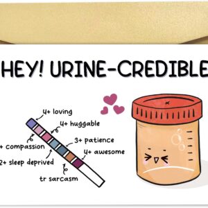 Spercy Funny Thank You Card, Hilarious Thank You Card for Doctor, Nurse, Urologist, Nephrologist, Healthcare Worker, Urine Pun Appreciation Card