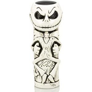 geeki tikis disney the nightmare before christmas jack skellington ceramic mug | party cocktail tumbler for liquor and beverages | holds 16 ounces