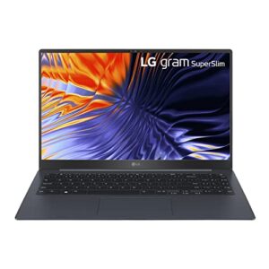 lg gram superslim 15.6” oled laptop, intel 13th gen core i7 evo platform, windows 11 home, 16gb ram, 1tb ssd, neptune blue