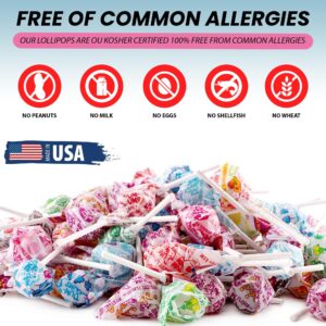 Dum Dums Lollipop I Bulk Original Pops 2 lb I Individually Wrapped Candy in Assorted Flavors for Parties, Treats, Events I