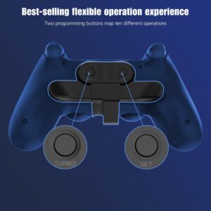 IWGAME Paddles for PS4 Controller, Back Button Attachment for PS4, Controller Paddles for PS4, Controller Accessories for PS4, TURBO Function,Memory Function,Plug And Play