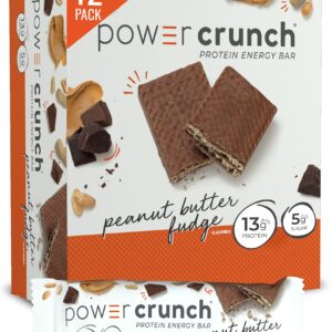 Power Crunch Protein Wafer Bars, Peanut Butter Crème, 1.4 Ounce & Protein Wafer Bars, Chocolate Mint, 1.4 Ounce & Protein Wafer Bars, Peanut Butter Fudge, 1.4 Ounce