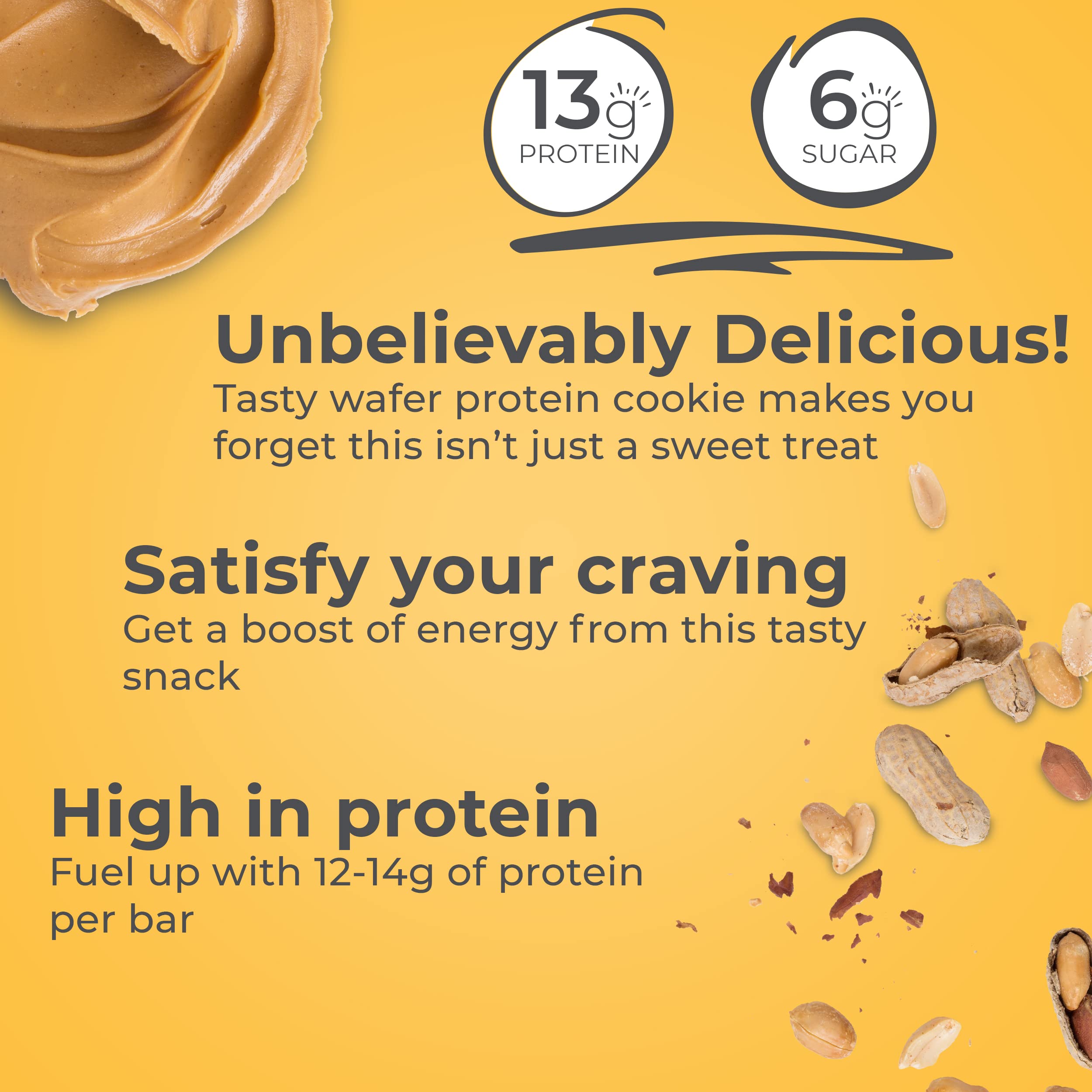 Power Crunch Protein Wafer Bars, Peanut Butter Crème, 1.4 Ounce & Protein Wafer Bars, Chocolate Mint, 1.4 Ounce & Protein Wafer Bars, Peanut Butter Fudge, 1.4 Ounce