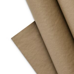 marine vinyl fabric, upholstery faux leather, outdoor boat automotive, diy and crafting pleather - individual 1 yard cut 36"x54" (taupe)