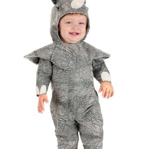 Fun Costumes Rhinoceros Infant Foam-backed shoulder caps Outfit 0/3 Months