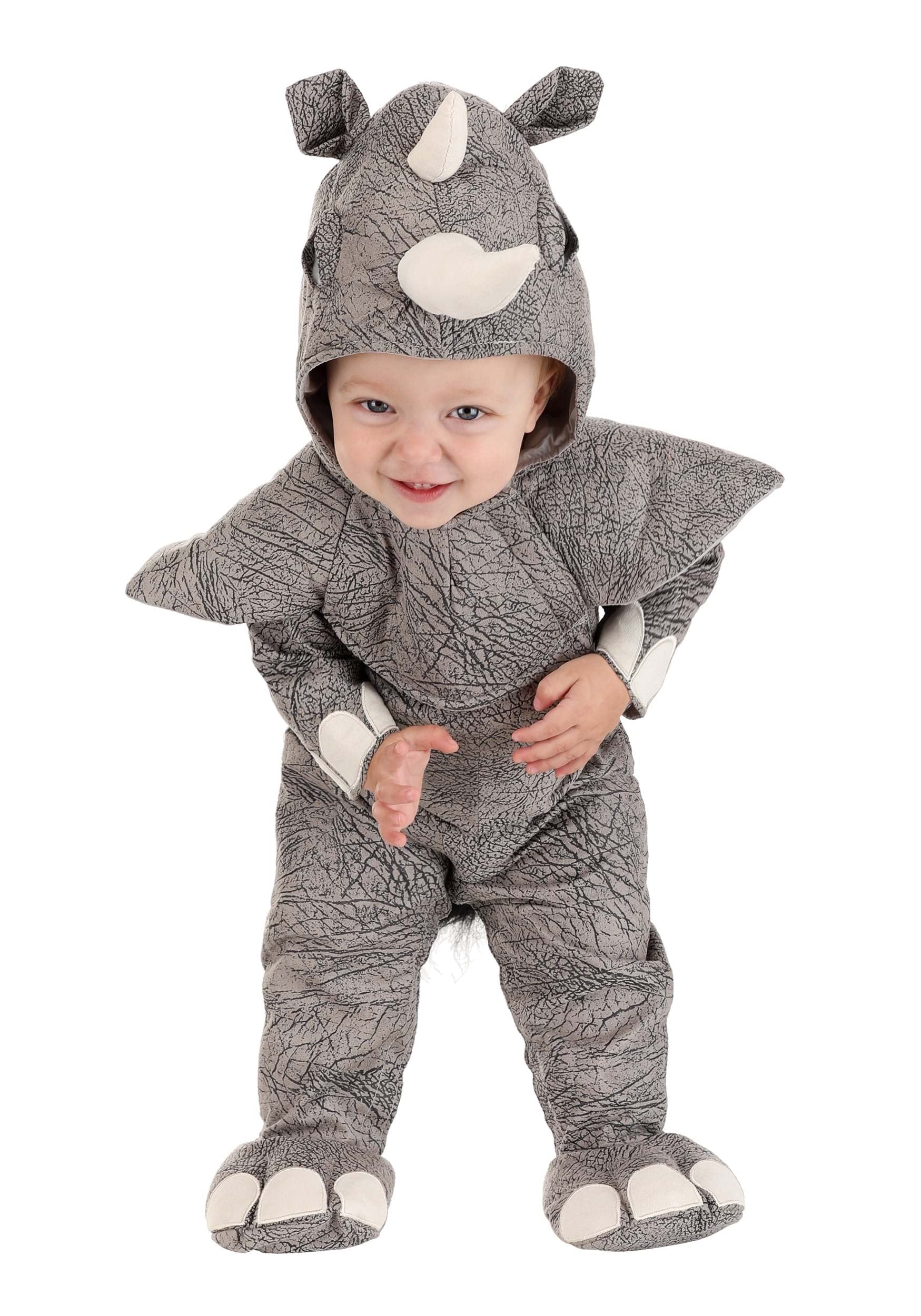 Fun Costumes Rhinoceros Infant Foam-backed shoulder caps Outfit 0/3 Months