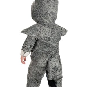 Fun Costumes Rhinoceros Infant Foam-backed shoulder caps Outfit 0/3 Months