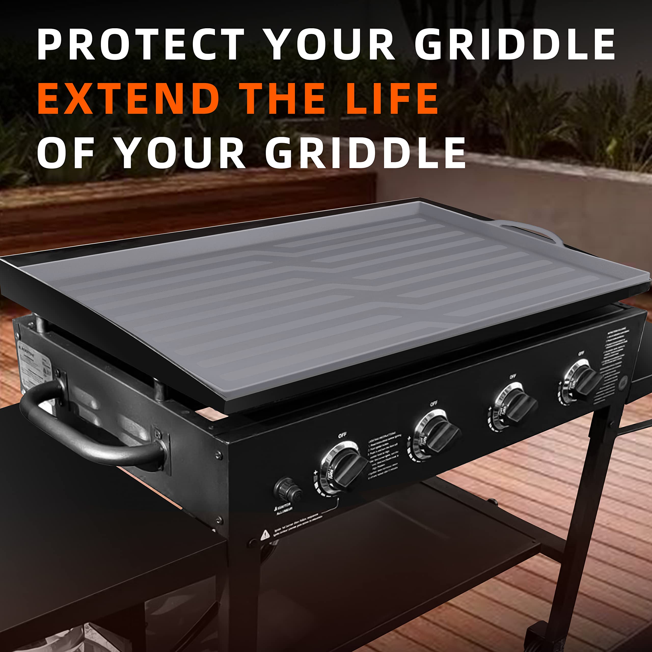 Silicone Griddle Mat for Blackstone 36 Inch Griddle - Griddle Cover Accessories for Blackstone - Keep Your Grill Clean - Protect Griddle from Small Animals, Debris, and Rust