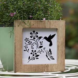 DZXCYZ 80 Pcs 3 x 3 Inch Stencils for Painting on Wood, Reusable Flower Stencils Butterfly Stencils Bird Plastic Stencils Bee Wall Stencil DIY Craft Template Paint Stencils Set for Wall Home Decor