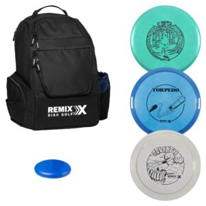 remix disc golf deluxe backpack + 3-disc set