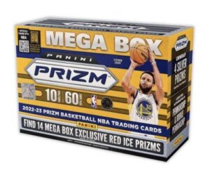 2022-23 panini prizm basketball trading card mega box