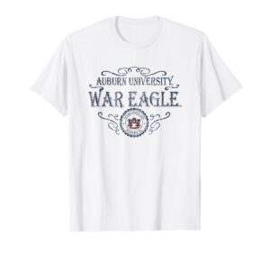 auburn tigers vintage quality seal logo officially licensed t-shirt