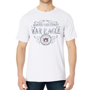 Auburn Tigers Vintage Quality Seal Logo Officially Licensed T-Shirt