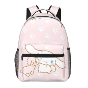 diez anime laptop backpacks kawaii cinnamoroll aesthetic waterproof college travel daypack adult pink casual large-capacity backpack