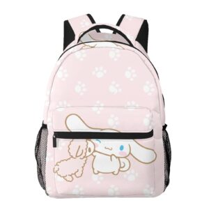 DIEZ Anime Laptop Backpacks Kawaii Cinnamoroll Aesthetic Waterproof College Travel Daypack Adult Pink Casual Large-capacity Backpack