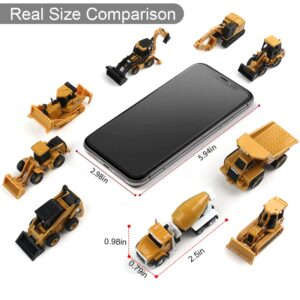 chengchuang 2 Pack 1:160 N Scale Alloy Construction Vehicles, Engineering Vehicle Model for N Scale Railroad, Train Set, Collection, Collections for Age 13+, Adults