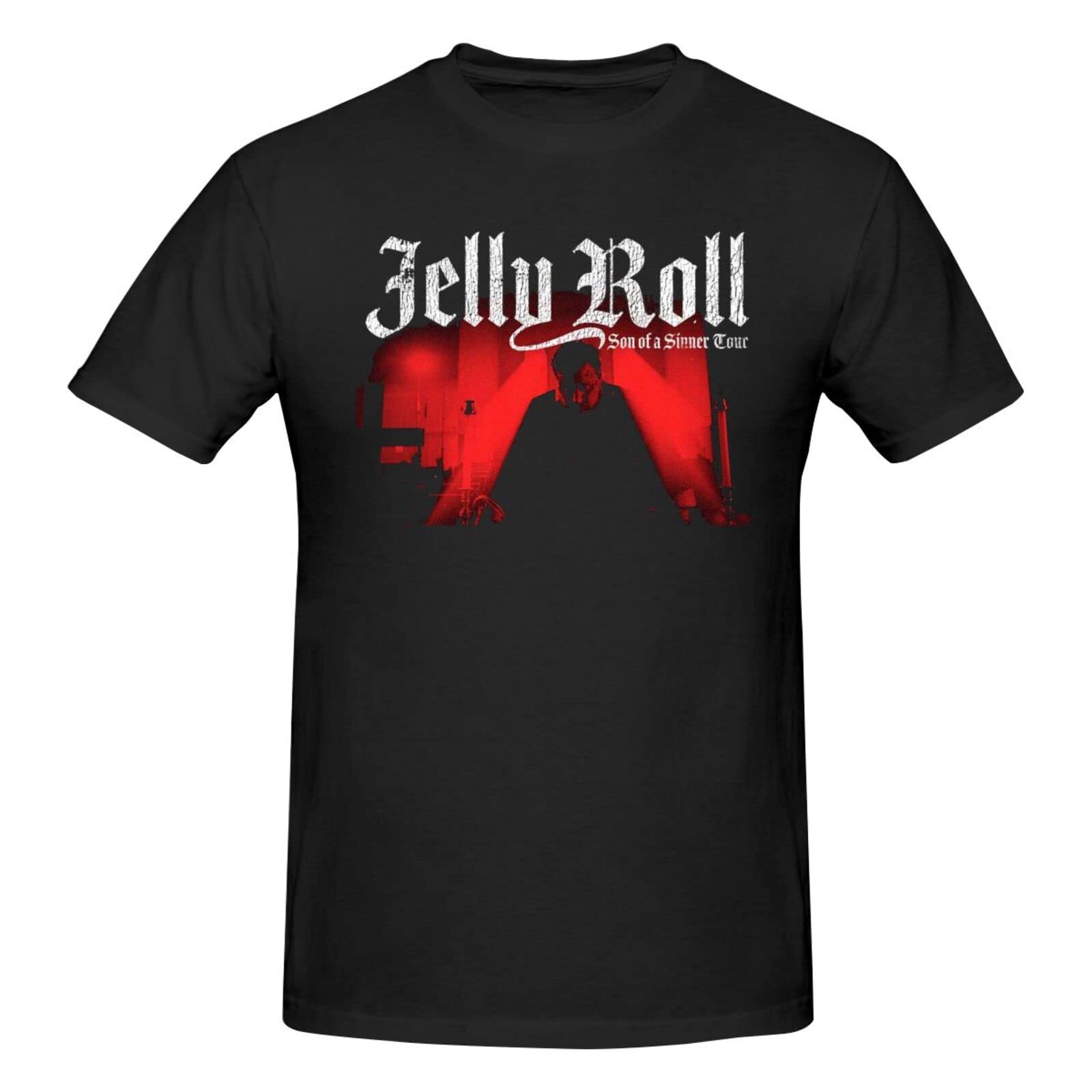 Jelly Music and Roll Men's Classic Unisex Cotton T-Shirt for Men & Women, Classic Tee Black Medium