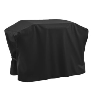 griddle cover for blackstone 36 inch griddle with hood, heavy duty waterproof 5482 premium flat top gas grill cover with large air vent and click-close straps, black