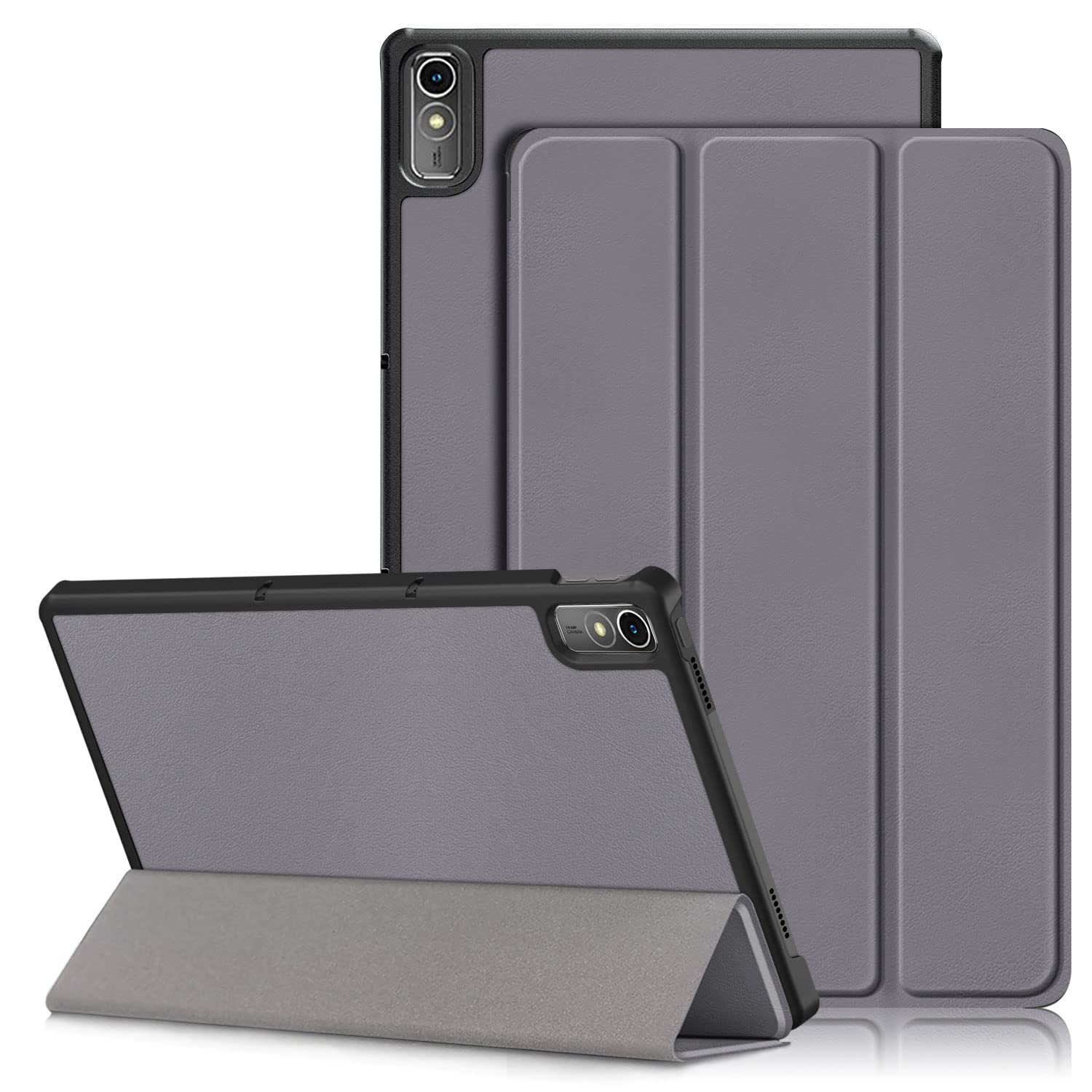 DINGGUAGUA Case for Lenovo Tab P11 Gen 2 Case 11.5 Inch 2023,Lightweight Slim Shell Stand Cover for Lenovo Tab P11 2nd Gen Tablet TB350FU,Grey