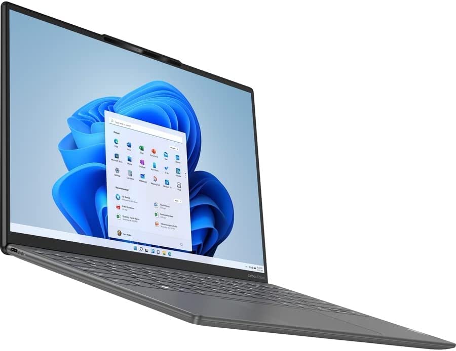 Lenovo Slim 7i Carbon Laptop: Core i7-1260P, 16GB DDR5 RAM, 1TB SSD, 13.3"" Touchscreen 2560x1600 400-Nits Display, Windows 11, Gray