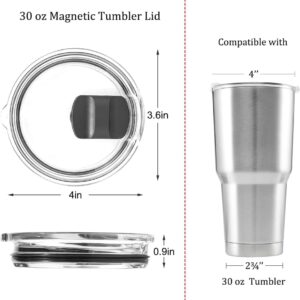 30 oz Tumbler Lid (Pack of 2) Yeti Lids 30 oz Replacement Lid Yeti 30 oz Tumbler Yeti Lid Magnetic Slider Yeti Rambler Yeti Rambler 30 oz (30 oz Tumbler Lid Replacement)