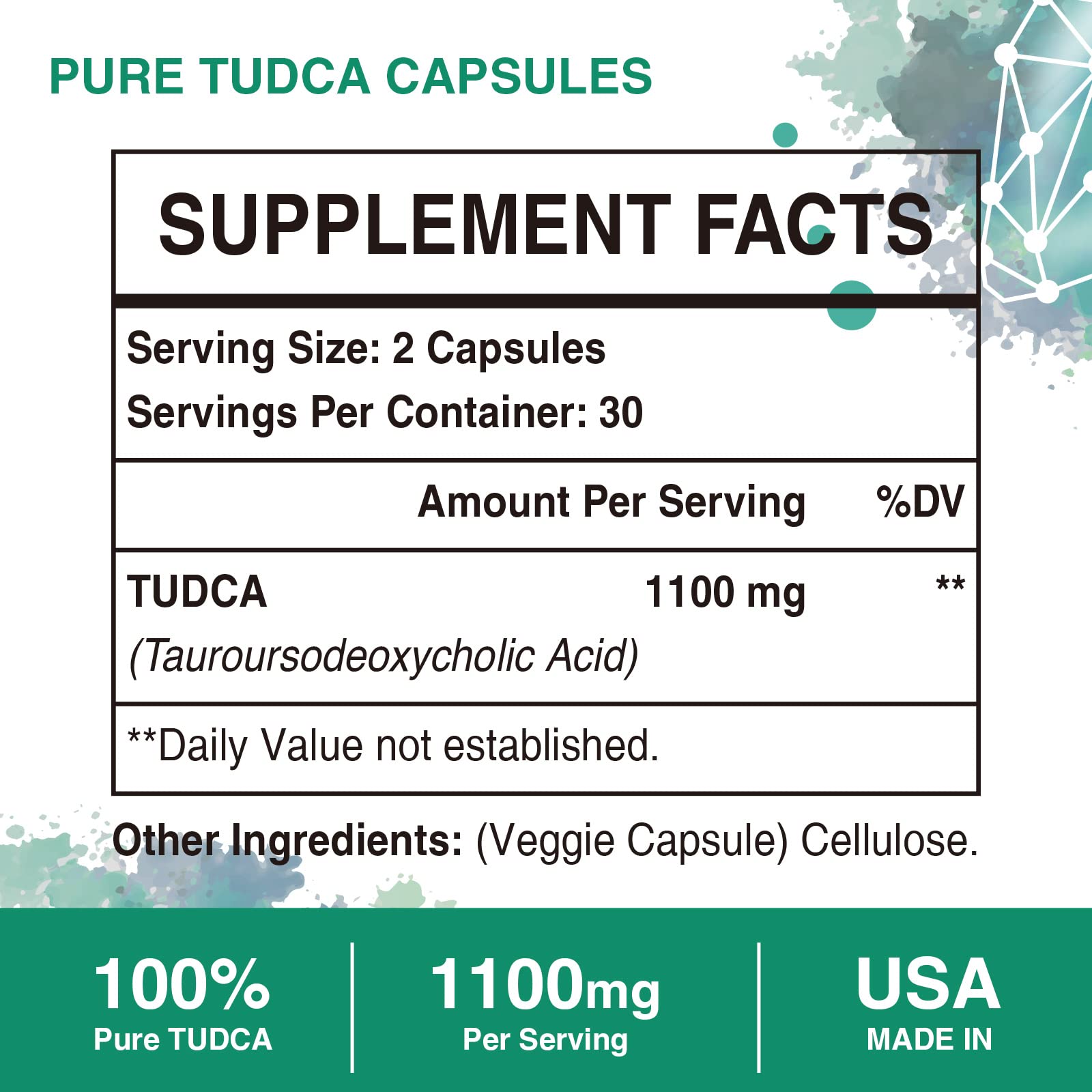 Sambugra TUDCA Liver Supplements 1100mg and Liposomal Hyaluronic Acid Supplements 1000mg, High Bioavailability Supplement (Pack of 3)