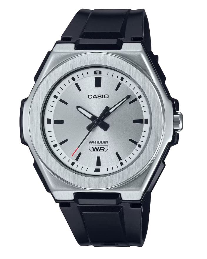 Casio Men's Analog Watch Black Resin Band Stainless Steel BezelLWA300H-7E2V