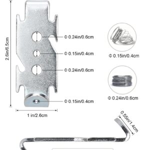 Meelna Fence Wire Twister for T Post Clips, Fence Wire Twisting Tool, Fence Tools, Saver Timea Energy Wire Twisting Tool Easy to Use High Hardness Enough to Twist Any Fencing Wire (2 Pack)