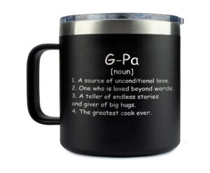 gavinsdesigns g-pa noun insulated coffee mug 14oz (laser engraved) - g-pa definition tumbler - g-pa mug - gift for g-pa - birthday gifts - 14oz tumbler g-pa gifts - mother's day - christmas gift