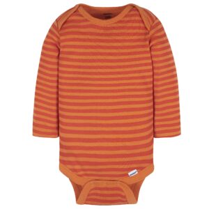 Gerber Baby 3-Pack Holiday Long-Sleeve Onesies, Trick Or Treat, 12 Months