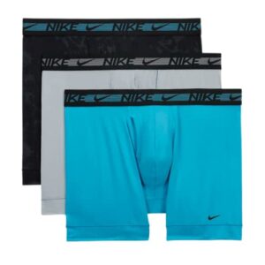 nike ultra stretch micro boxer brief 3pk, blue lightning, s