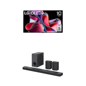 lg g3 series 65-inch class oled evo smart tv oled65g3pua, 2023 sound bar with surround speakers s95qr - 9.1.5 ch, 810 watts output, home theater audio with dolby atmos, dts:x, and imax enhanced