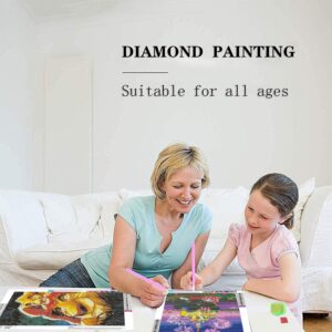 BOSWELL 5D Diamond Painting Kits for Adults - Set of 12 DIY Diamond Art Kits - Stunning Gem Paintings for Home Wall Decor & Gifts - Easy to Use & Relaxing Craft Activity