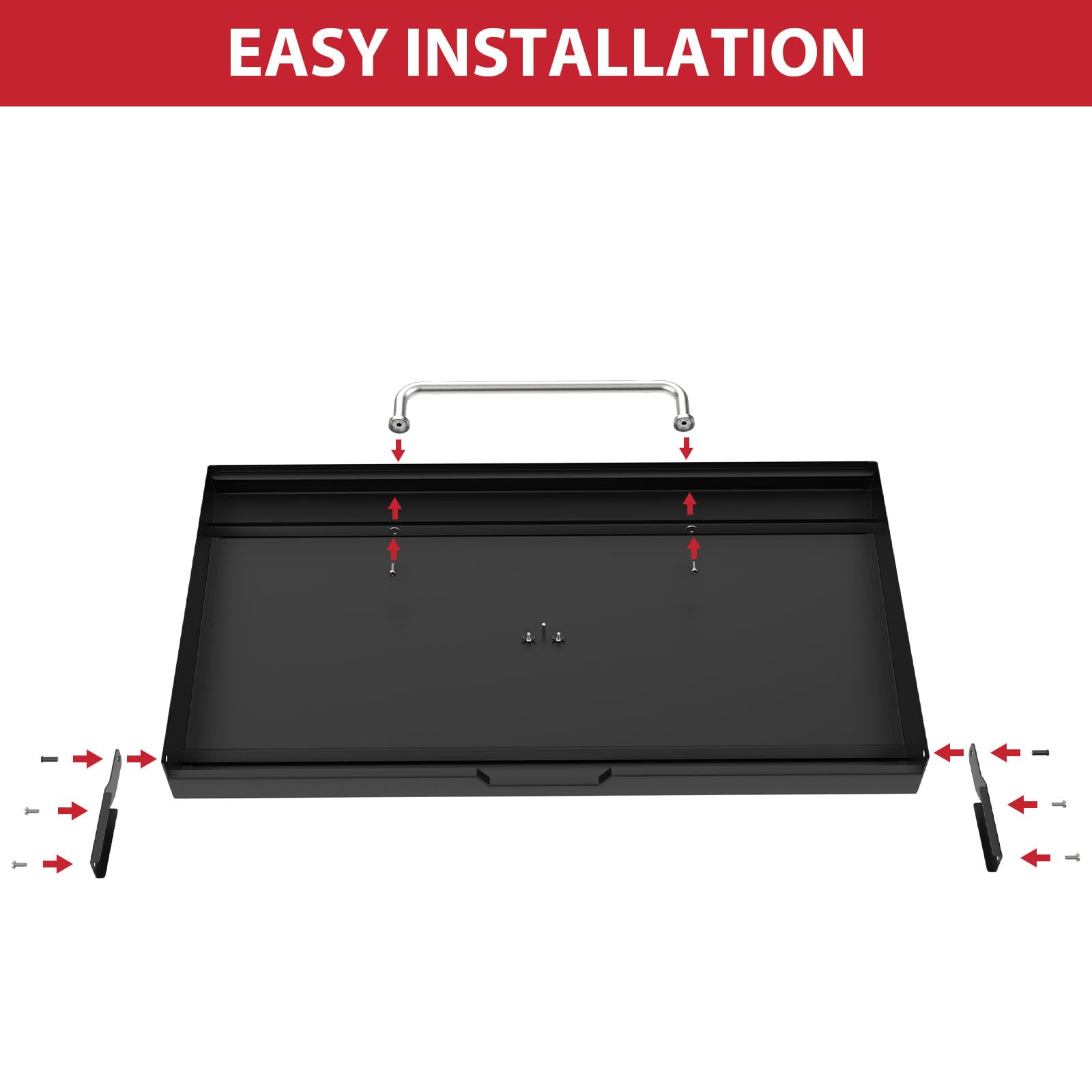 Hinged Lid for Blackstone 36 Inch Griddle, Griddle Hard Cover Hood Accessories with Thermometer for Blackstone 1554 1818 1825 1836 1863 Grill & 36 Inch Griddle Lid