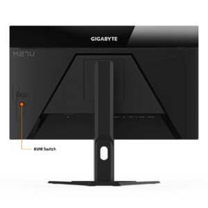 GIGABYTE - M27U - 27" IPS Gaming Monitor - UHD 3840x2160 - 160Hz - 1ms MPRT - AMD FreeSync Premium Pro - Type C KVM - HDMI, DP, Type C - Height Adjustable - Black