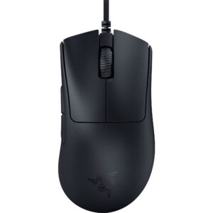 razer deathadder v3 wired gaming mouse: 59g ultra lightweight - pro 30k optical sensor - fast optical switches gen-3-8k hz hyperpolling black (renewed)