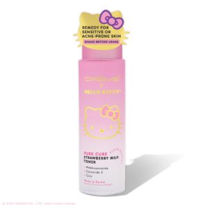 the crème shop x hello kitty pure cure strawberry milk toner - klean beauty™