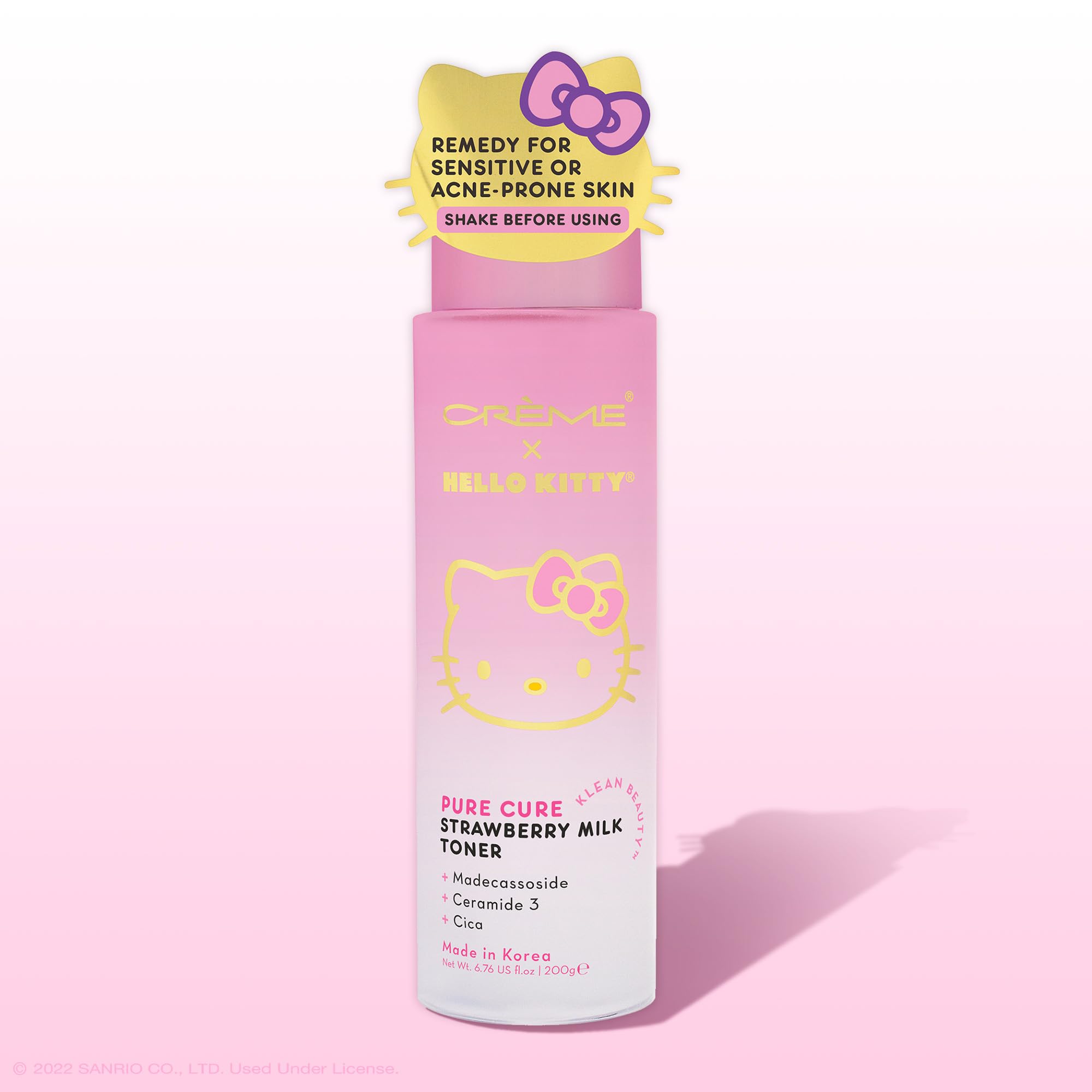 The Crème Shop x Hello Kitty Pure Cure Strawberry Milk Toner - Klean Beauty™