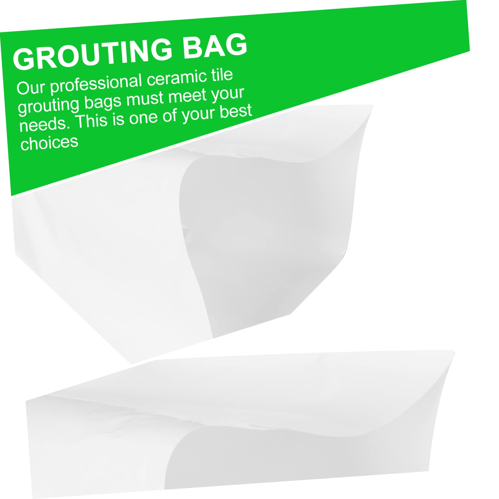 Angoily 50pcs Pointing Bag Bag Grout Bag for Tile Tear Resistant Tip Heavy Duty Grout Bag Tile Grout Pouch Grout Coverage Per Bag Small Grout Bag Pastry Bags 28c Hdpe White Cement