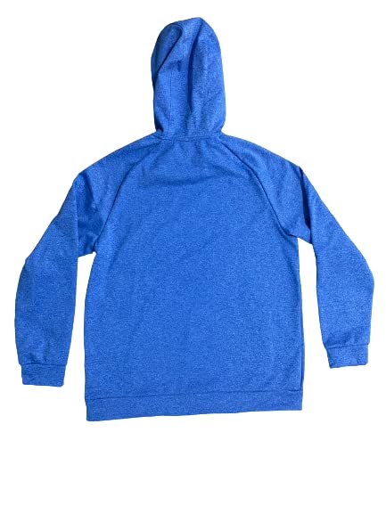 Nike mens Men's Hoodie Pull-over Swoosh (as1, alpha, l, regular, regular, Blue/Black)