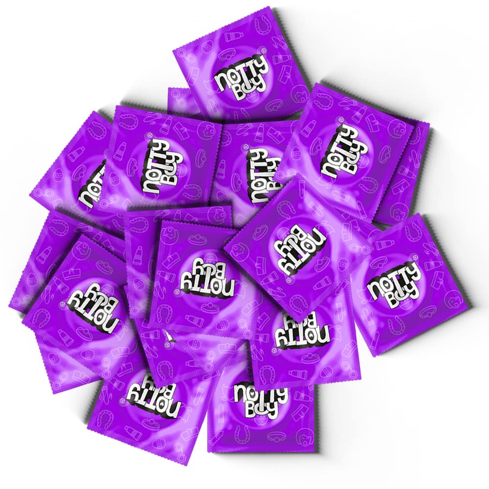 NottyBoy Condom for Men - 100 Count Bulk Value Pack