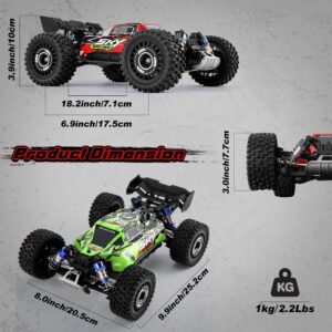 FUUY BRUSHLESS Fast RC Cars for Adults 62KM/H 3S Max 42MPH 1:16 High Speed Remote Control Car 4×4 Racing RC Buggy Vehicle Toys Teens Boys Age 8-12