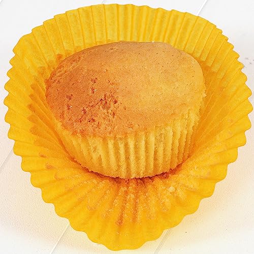 Caperci Bright Rainbow Jumbo Cupcake Liners Extra Large Muffin Baking Cups 300-Count, Odorless, Upgraded & Food Grade Grease-Proof Paper