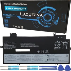 laqueena l20m4p71 laptop battery compatible with lenovo thinkpad x1 carbon 9th 10th gen x1 yoga 6th 7th gen 2021 series l20c4p71 l20d4p71 l20l4p71 sb10t83217 sb10t83216 sb10t83218 sb10t83215