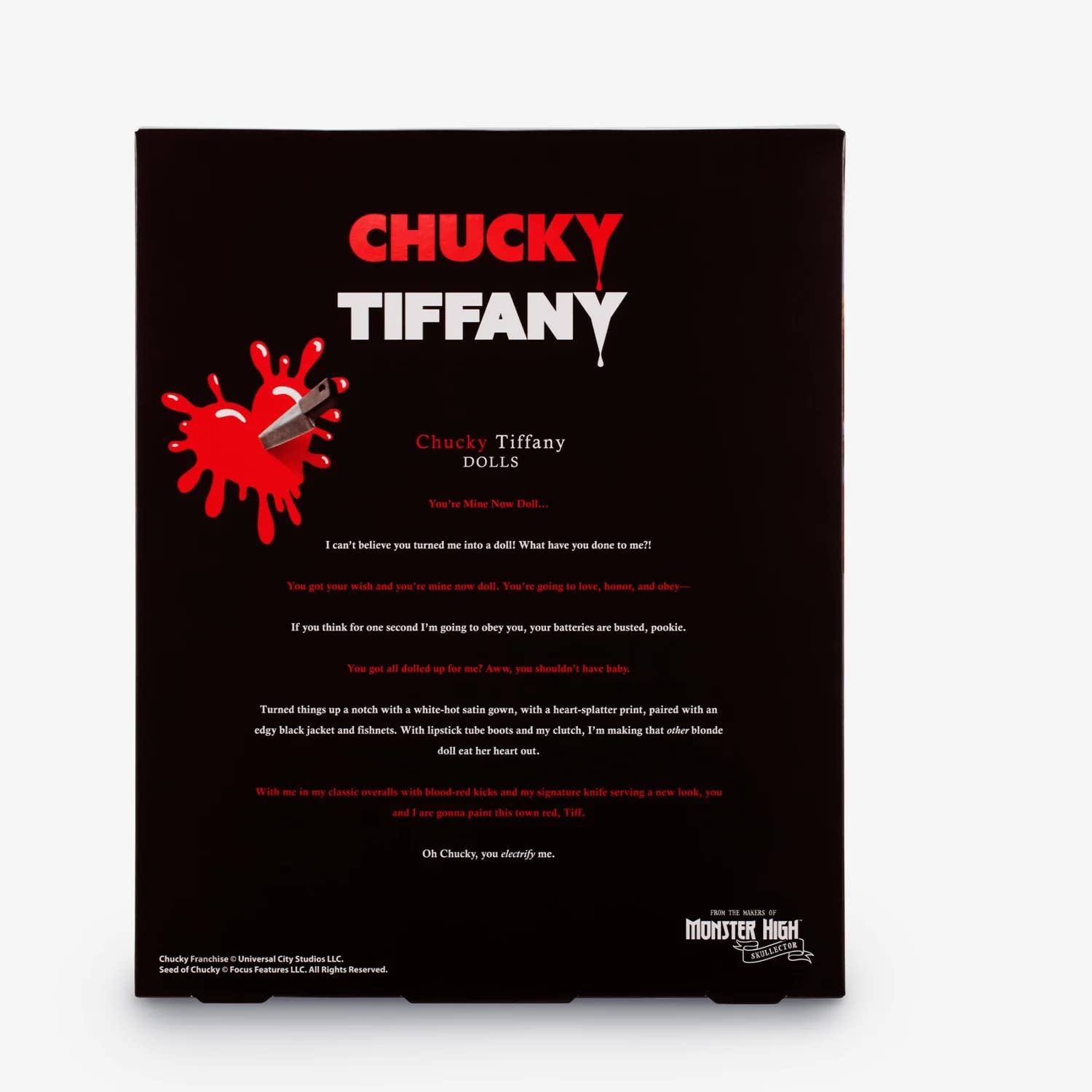 Skullector Chucky and Tiffany Doll 2-Pack