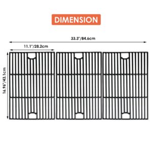 Uniflasy Cooking Grate Grease Tray with Catch Pan for Nexgrill 720-0896B 720-0896E 720-0898 Gas Grills, Replacement Parts Homedepot Nexgrill 720-0896 720-0896C 720-0896CP 720-0898A Grill Grid